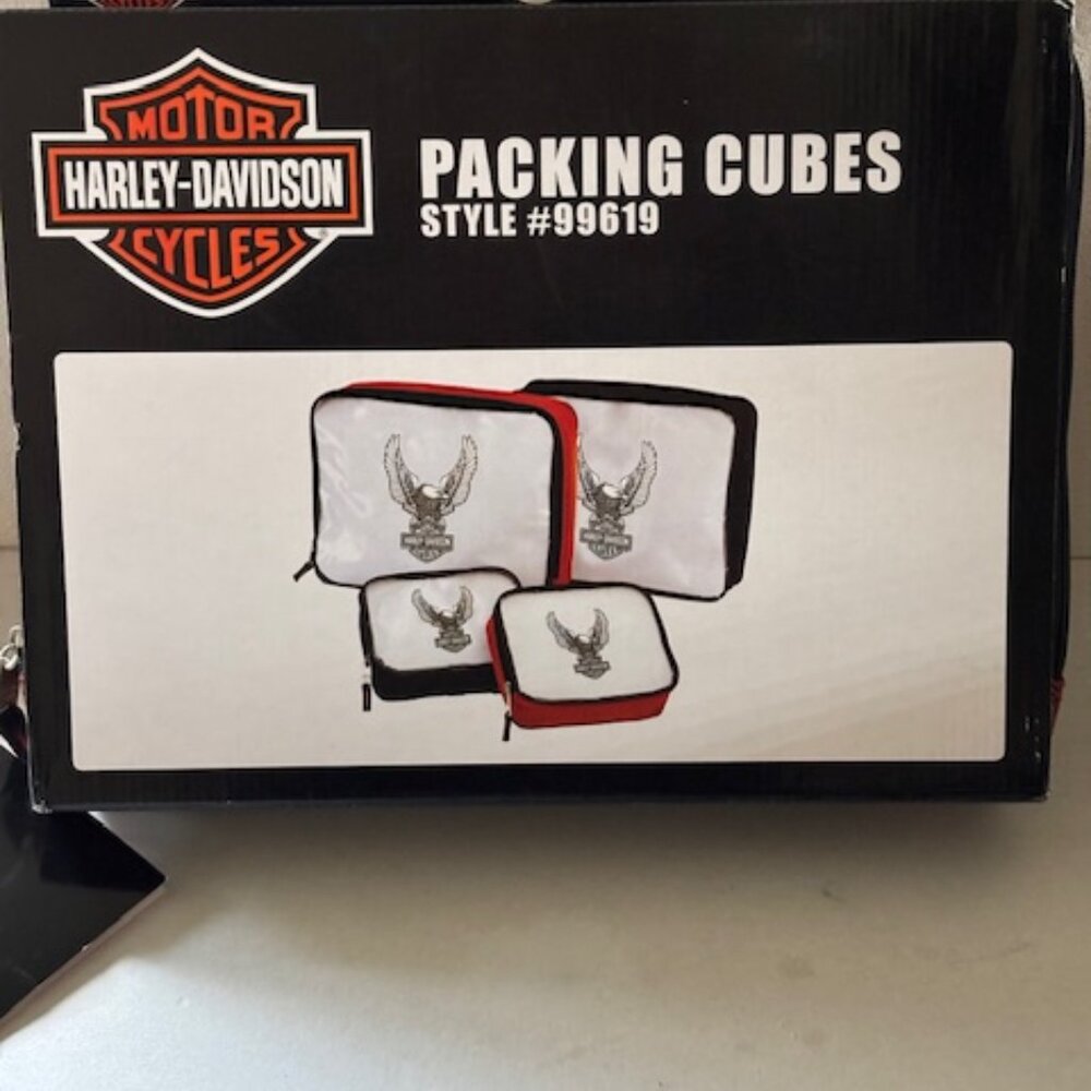 Harley-Davidson Logo 4 Pc Packing Cubes For Saddlebag… - Gem